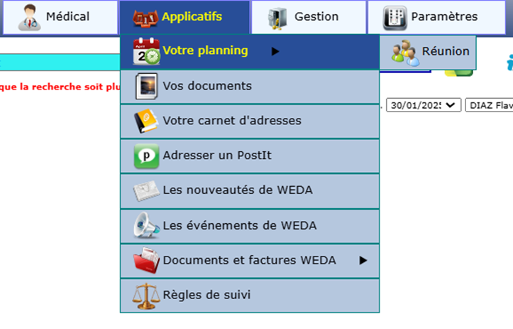 01- Accéder au paramétrage Zena