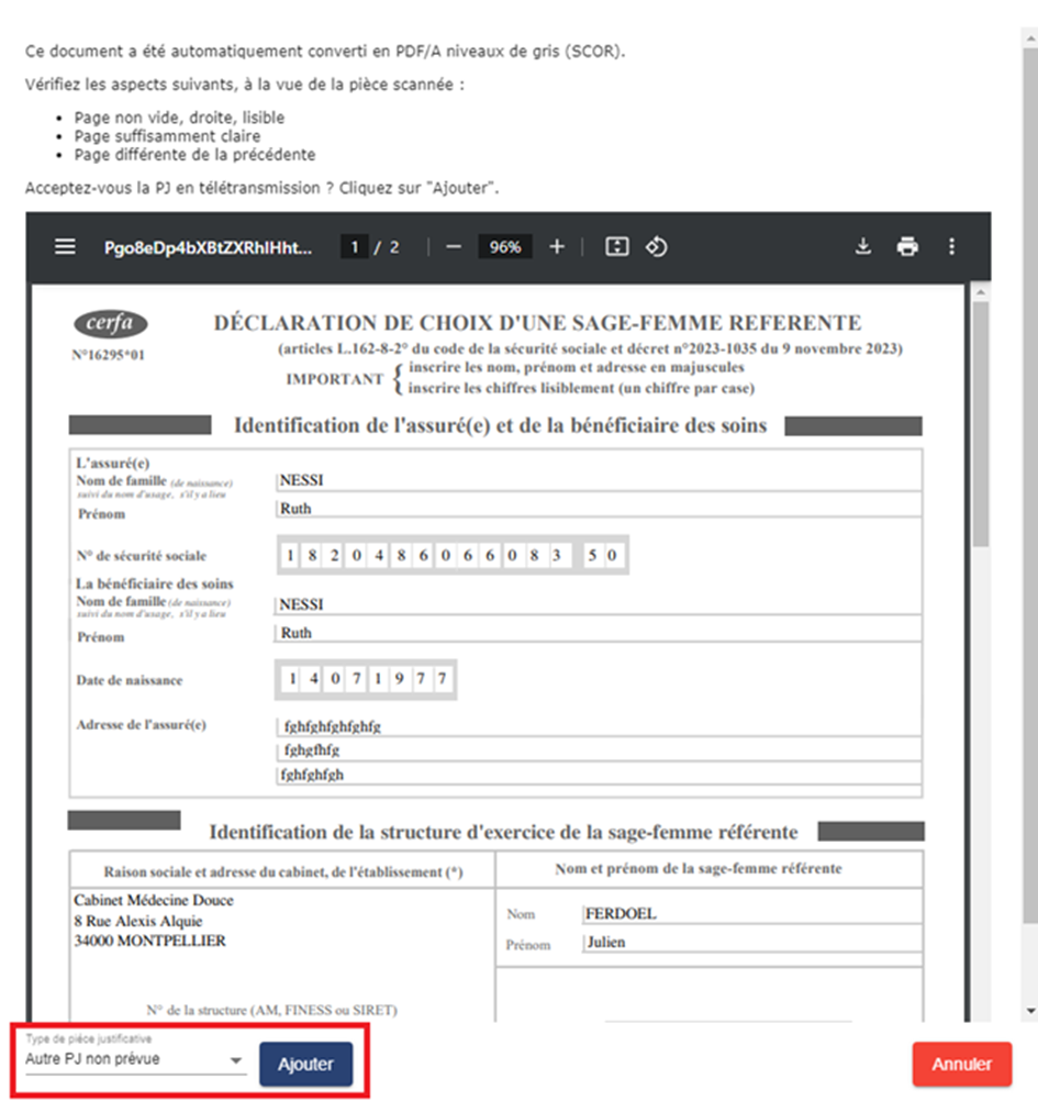A partir du 1er octobre 2024, le formulaire CERFA de déclaration d'une ...