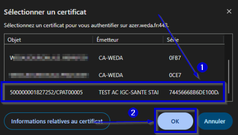 Comment me connecter à WEDA avec ma carte CPS